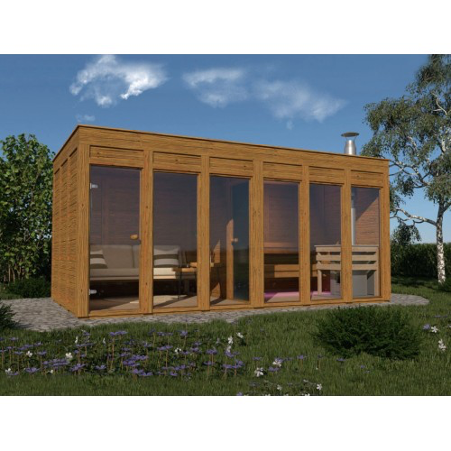 Syden Anneks og Badstue med Thermo Panel. :: Badstuer.no